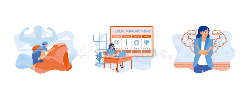 A Smart Girl Performs a Self-performance Assessment Using a Laptop ...