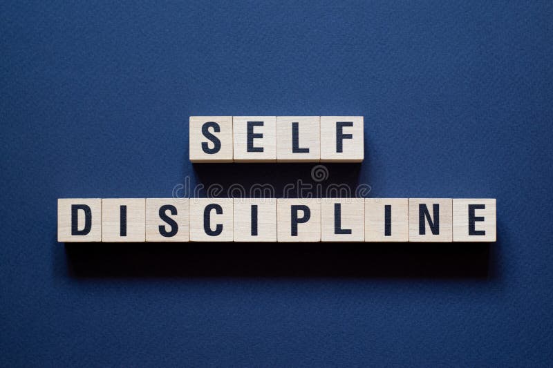 Self Discipline - Word Concept on Cubes,text Stock Image - Image of ...