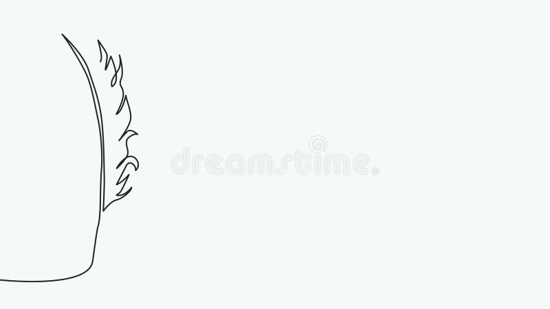 Self-drawing Animation of Continuous Drawing of One Line of an Isolated ...