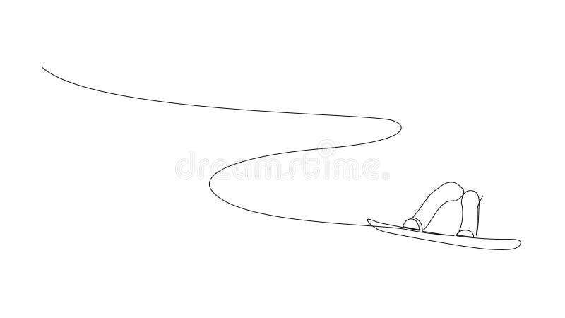 Self Drawing Simple Animation of Continuous One Line Drawing of ...