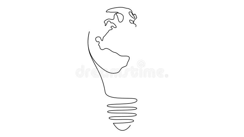 Continuous Earth Line Drawing Symbol Animated Video. Stock Video ... Continuous Earth Line Drawing Symbol Animated Video. Stock Video ...
