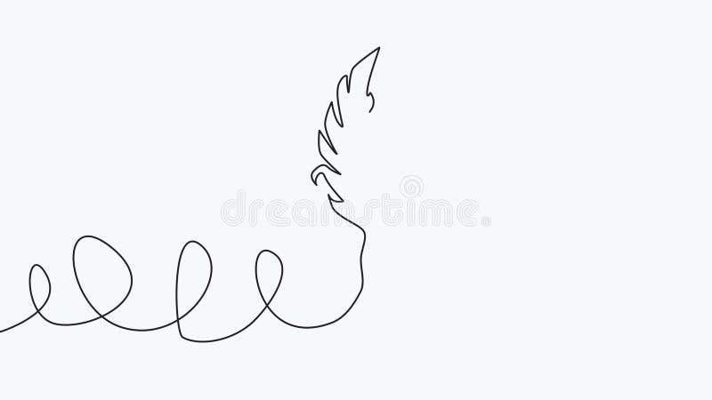 Self-drawing Animation of Continuous Drawing of One Line of an Isolated ...