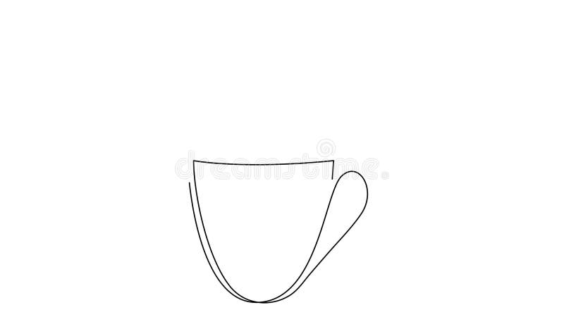 Self Drawing Animation of Continuous One Single Line Drawing of ...