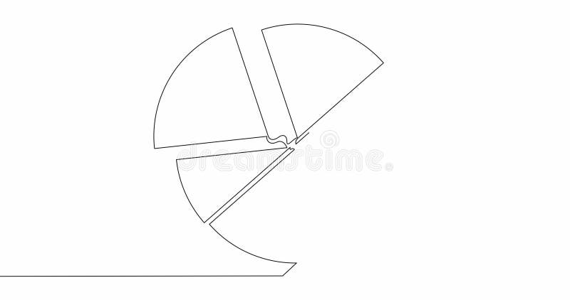 Self Drawing Line Animation Allocation Chart Continuous Line Drawn ...