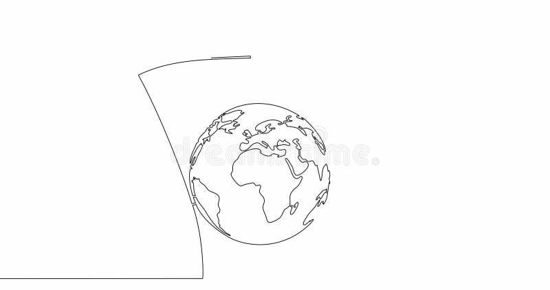 Animation of Earth Seen from Space Stock Video - Video of stars ...