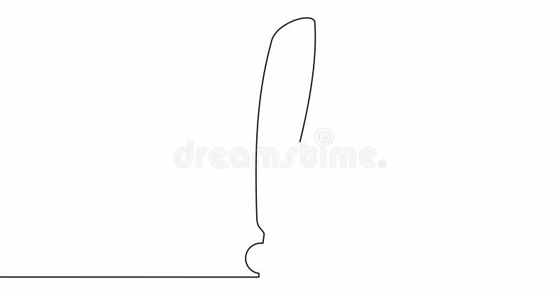 Self Drawing Line Animation Exclamation Mark Continuous Line Drawn ... Self Drawing Line Animation Exclamation Mark Continuous Line Drawn ...