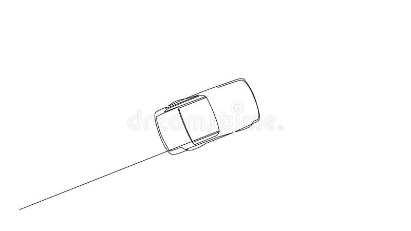 Self Drawing Simple Animation of Single Continuous One Line Drawing of ...