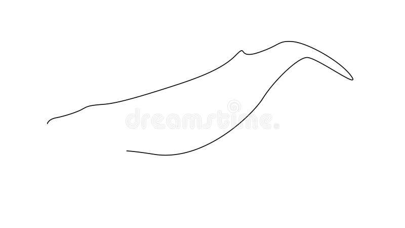 Self Drawing Simple Animation of Single Continuous One Line Drawing of ...