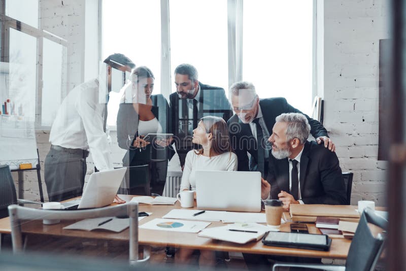 Self-driven business team stock image. Image of graph - 165023453