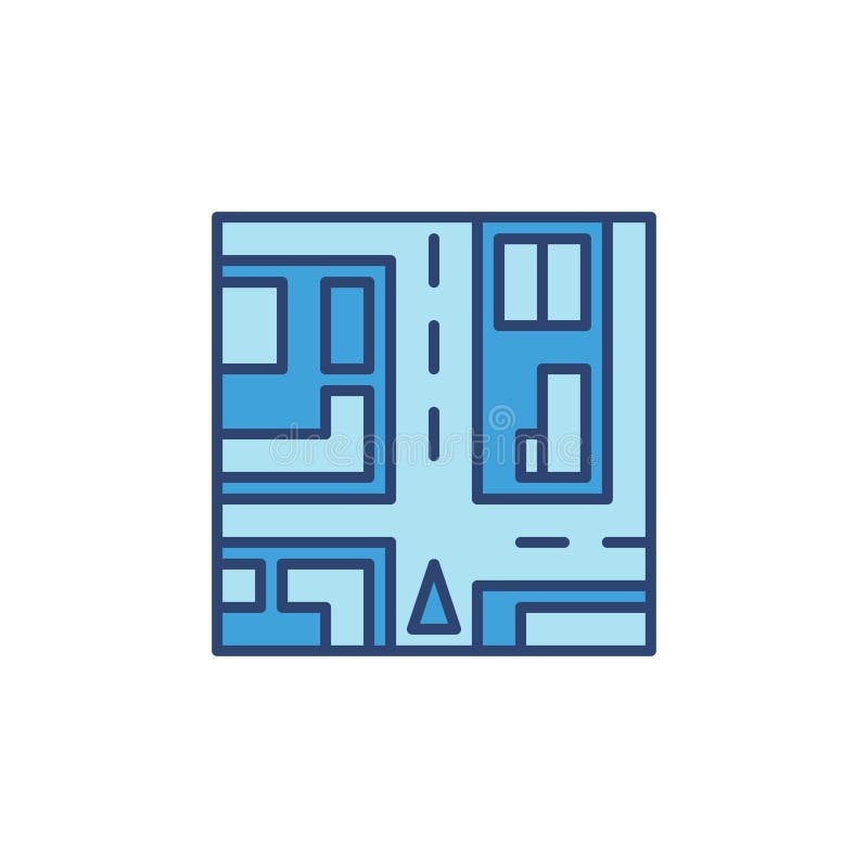 Self-driving Car Navigation Vector Concept Blue Icon Stock Vector ...