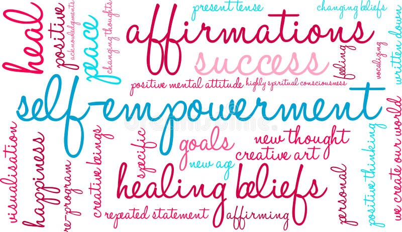 Self Empowerment Word Cloud Stock Vector - Illustration of specific ...