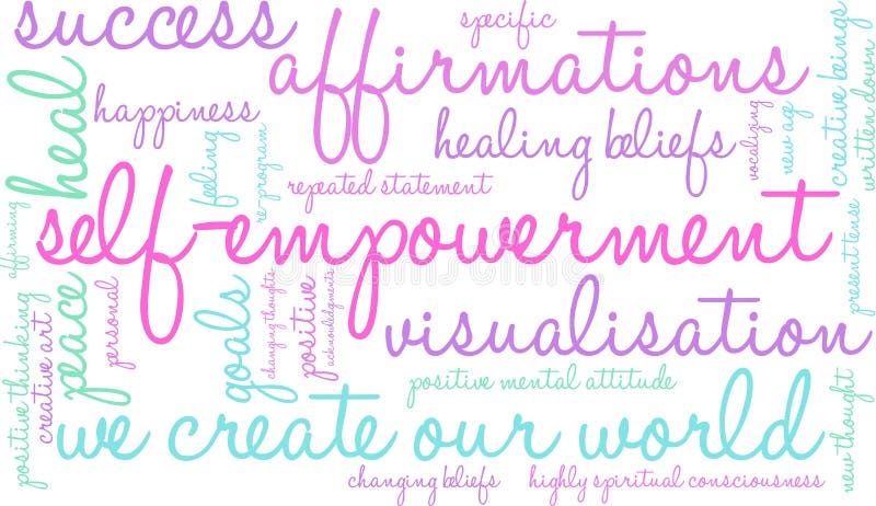 Self Empowerment Word Cloud Stock Vector - Illustration of ...