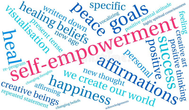 Self Empowerment Word Cloud Stock Vector - Illustration of creative ...