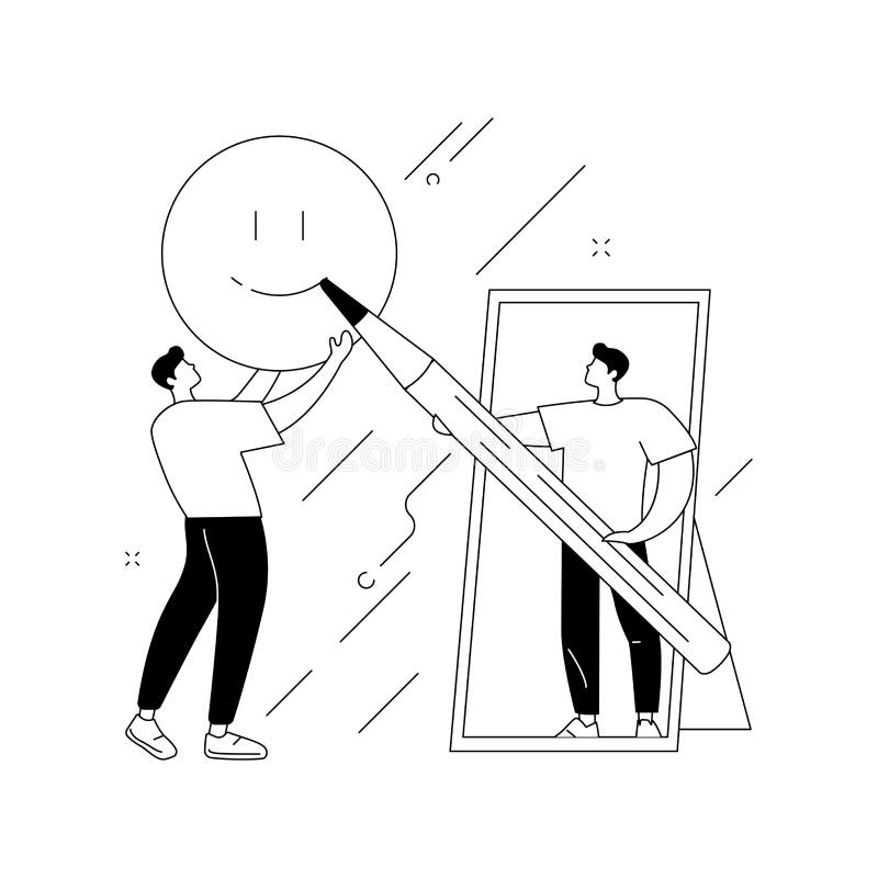 Self-esteem Abstract Concept Vector Illustration. Stock Vector ...