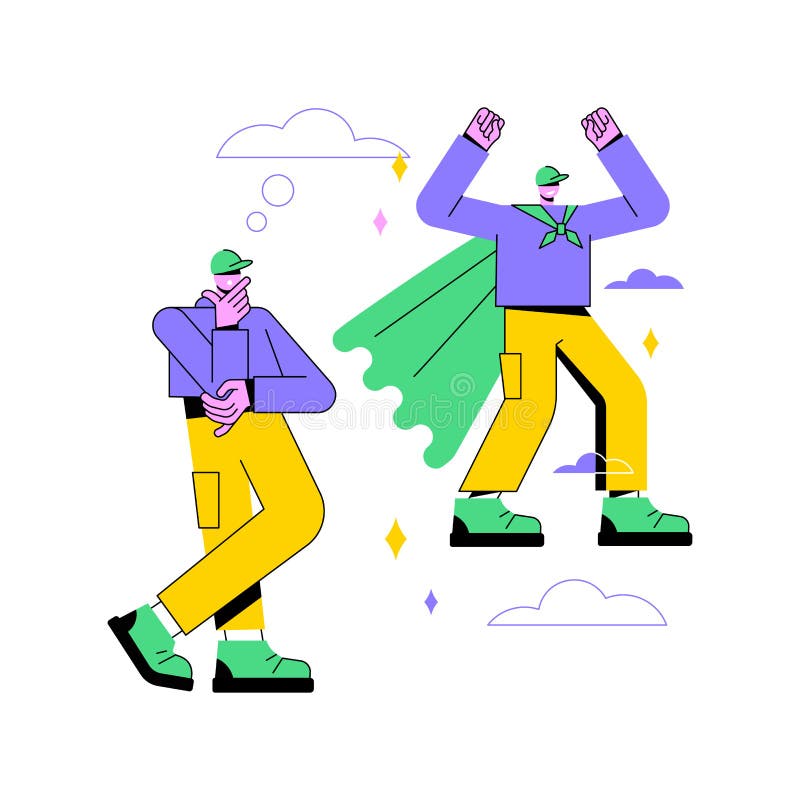 Self Belief Cartoon Stock Illustrations – 106 Self Belief Cartoon Stock ...