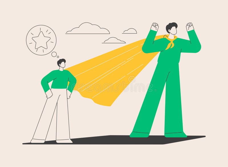 Self-esteem Abstract Concept Vector Illustration. Stock Vector ...