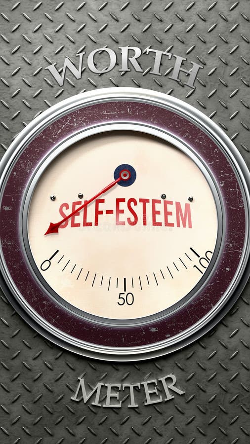 Self-Esteem and Worth that is Hitting a Full Scale, Showing a Very High ...