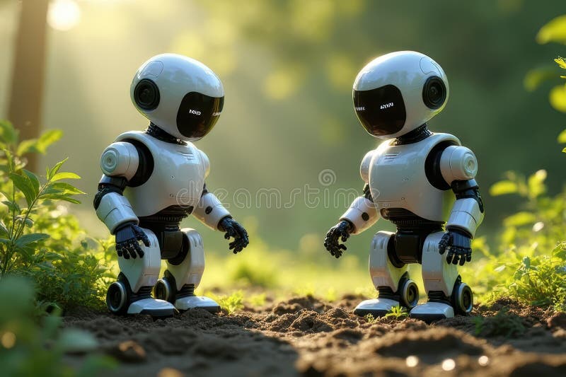 Self-Governing Machine Environment Stock Illustration - Illustration of ...