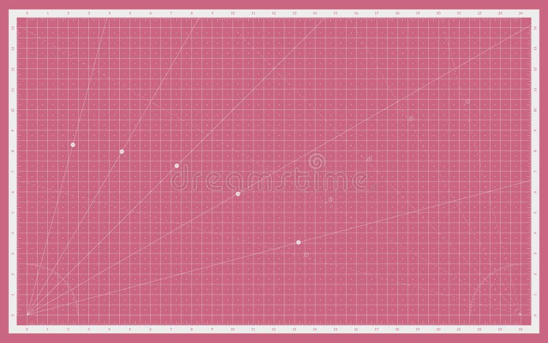 Cutting Mat Precision Measurement Craft Stock Illustrations – 18 ...