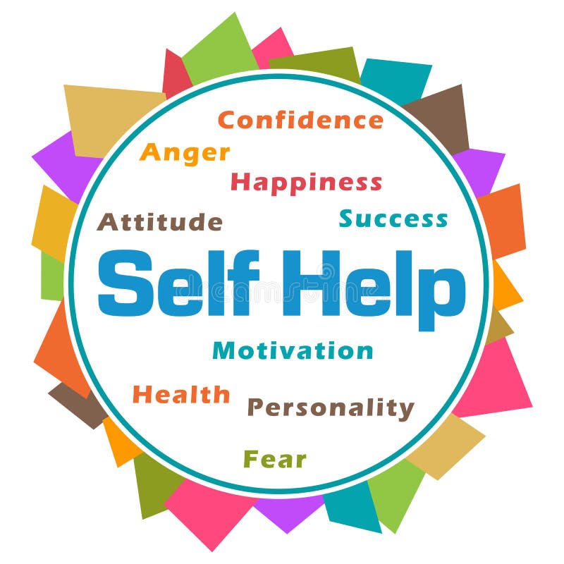 Self Help Icon Isolated On White Background Stock Vector - Illustration ...