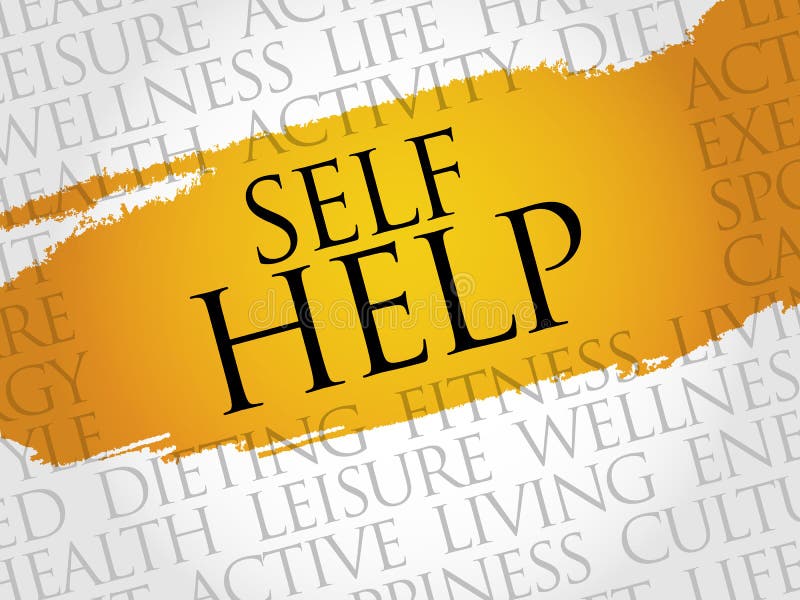 Self Help word cloud stock illustration. Illustration of conceptual ...