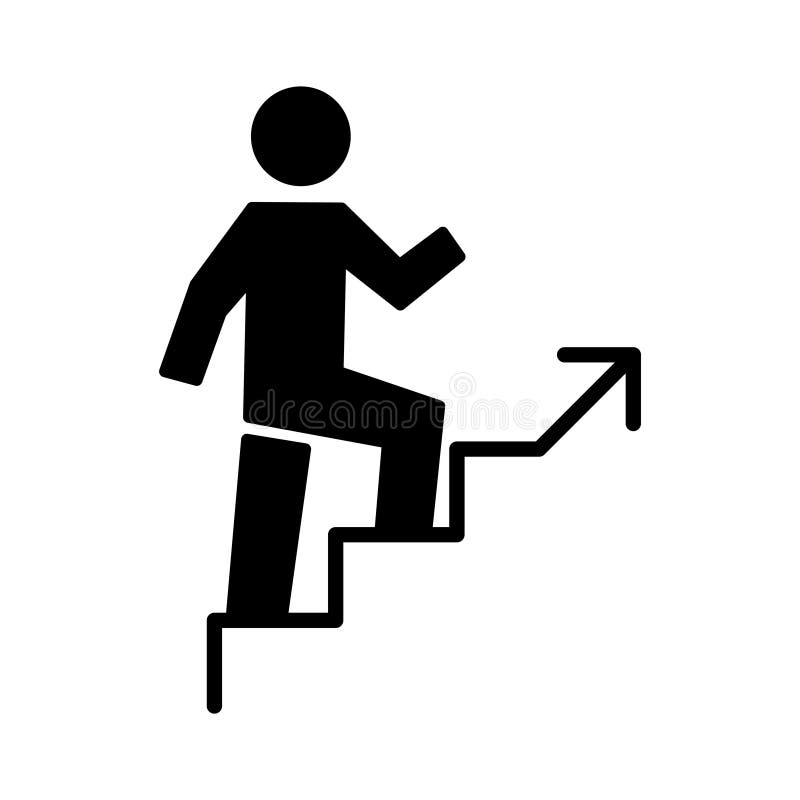 Self improvement icon stock vector. Illustration of career - 119471286