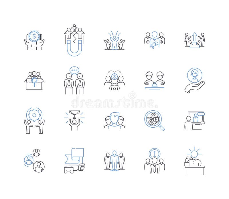 Self-improvement Line Icons Collection. Growth, Motivation, Progress ...