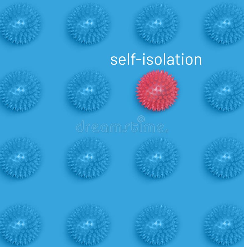 Self Isolation. Pandemia of Coronavirus Stock Photo - Image of microbe ...