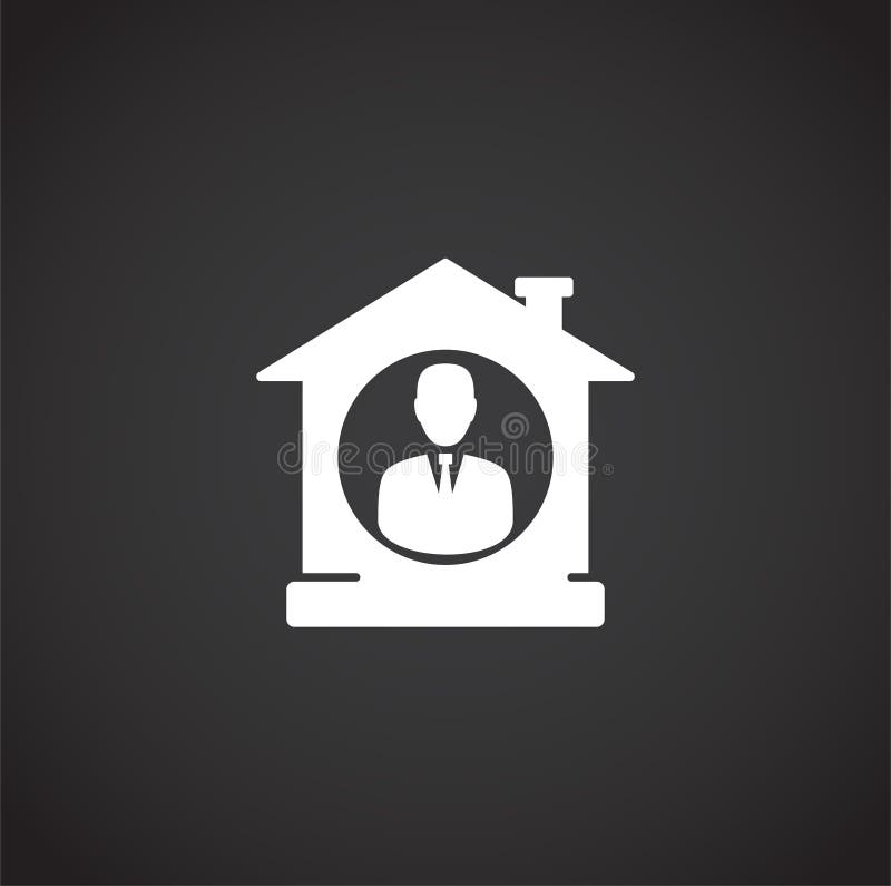 Self Isolation Related Icon on Background for Graphic and Web Design ...