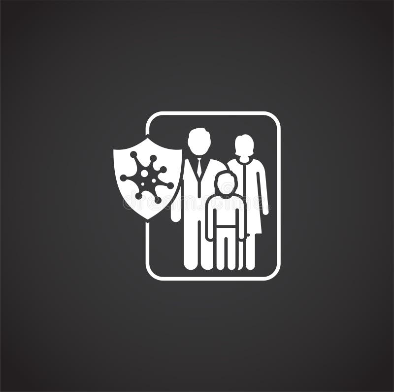 Self Isolation Related Icon on Background for Graphic and Web Design ...