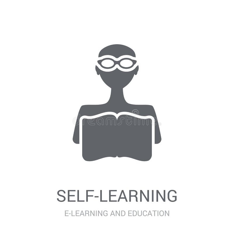 Self-learning Icon. Trendy Flat Vector Self-learning Icon On White ... Self-learning Icon. Trendy Flat Vector Self-learning Icon On White ...