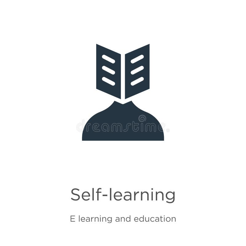 Self-learning Icon Vector. Trendy Flat Self-learning Icon from E ...