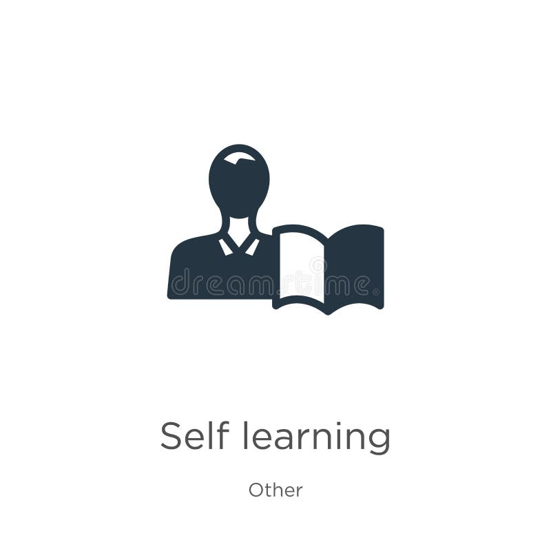 Self Learning Icon Vector. Trendy Flat Self Learning Icon from Other ...