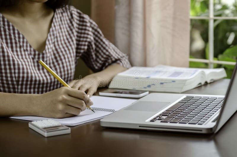 Self learning stock photo. Image of macro, note, closeup - 49288098