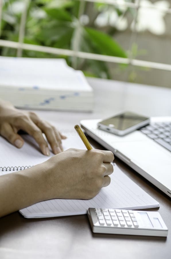 Self learning stock image. Image of closeup, green, notebook - 49288423