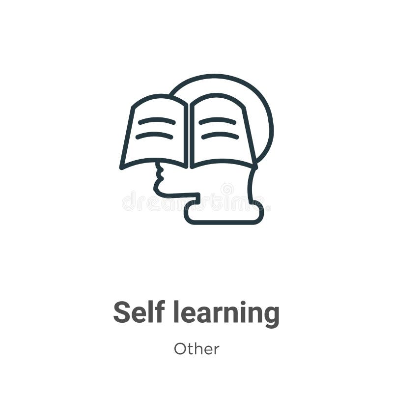 Self Learning Icon in Filled, Thin Line, Outline and Stroke Style ...