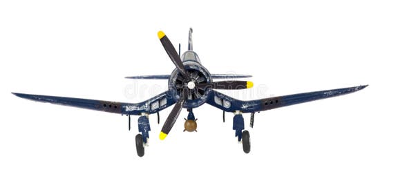 Self-made Model Copy of Fighter Plane Stock Image - Image of propeller ...