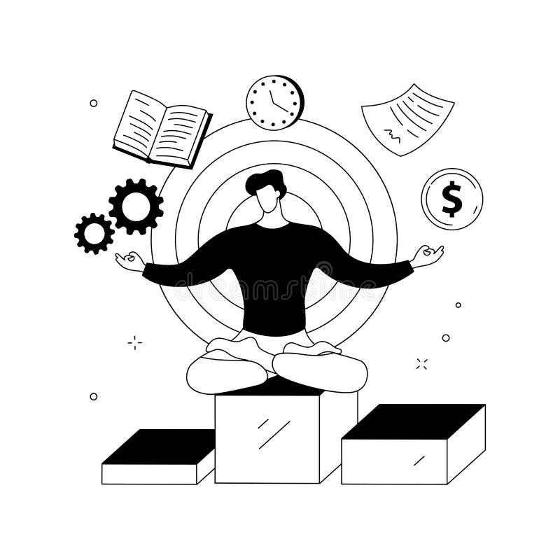 Self Management Abstract Concept Vector Illustration. Stock Vector ...