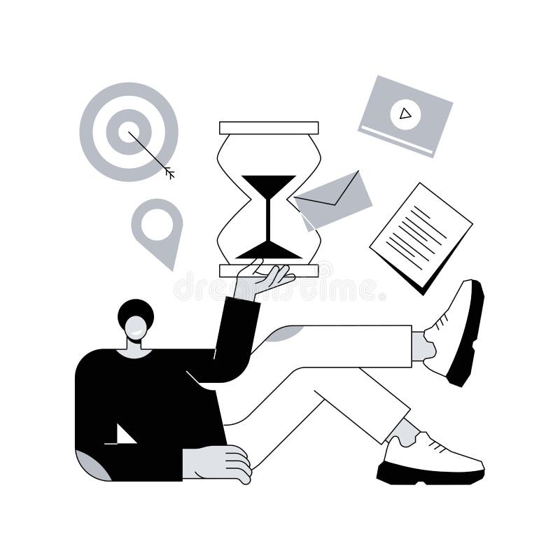 Self Management Abstract Concept Vector Illustration. Stock Vector ...