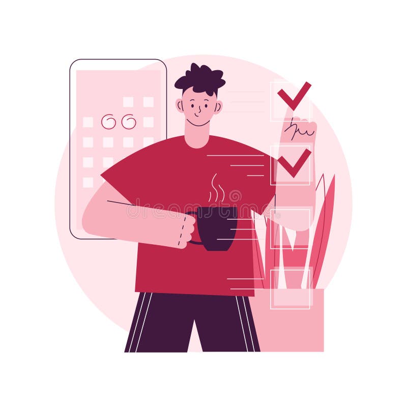 Self Management Abstract Concept Vector Illustration. Stock Vector ...