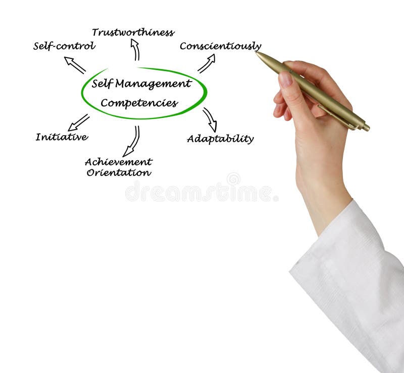 Self Management Competencies Stock Image - Image of concept, control ...