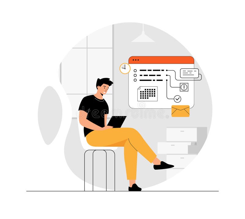 Self Management and Scheduling Concept. Planning Tasks, Appointment or ...