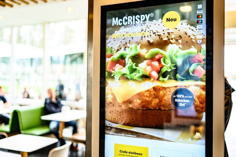 Self-order Counter in McDonald S Editorial Image - Image of promotion ...