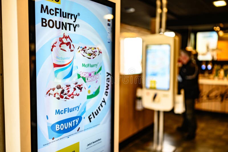 Self-order Counter in McDonald S Editorial Photo - Image of restaurant ...