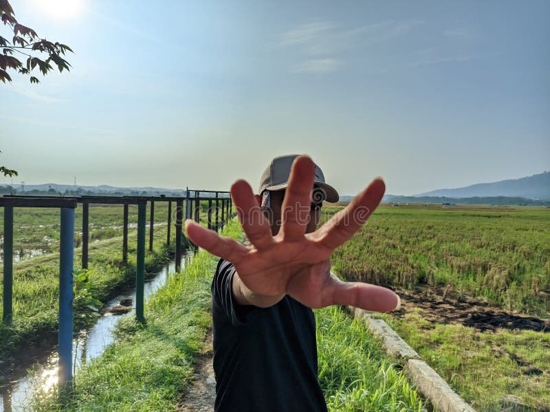 Self-portrait with Focus on Hands As the Main Element Stock Photo ...