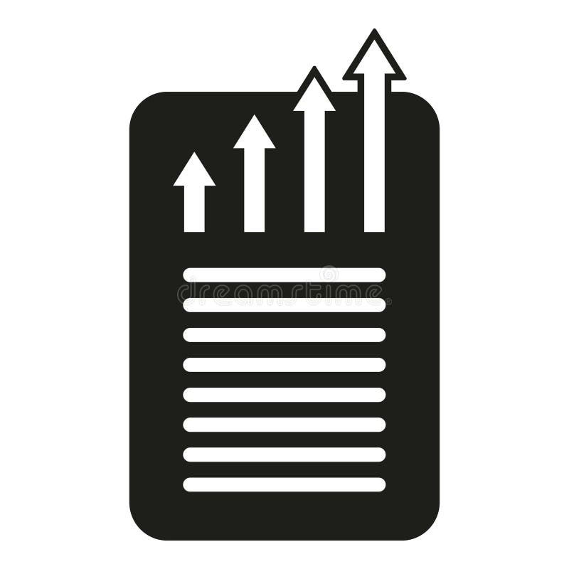 Self Power Realization Doc Icon Simple Vector. Business Vision Stock ...