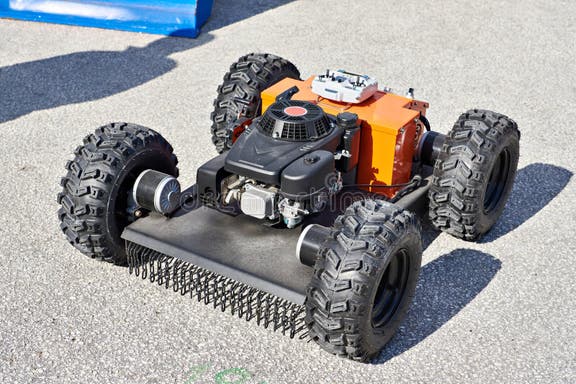 Self-propelled Agricultural Cart with Wireless Control Stock Photo ...