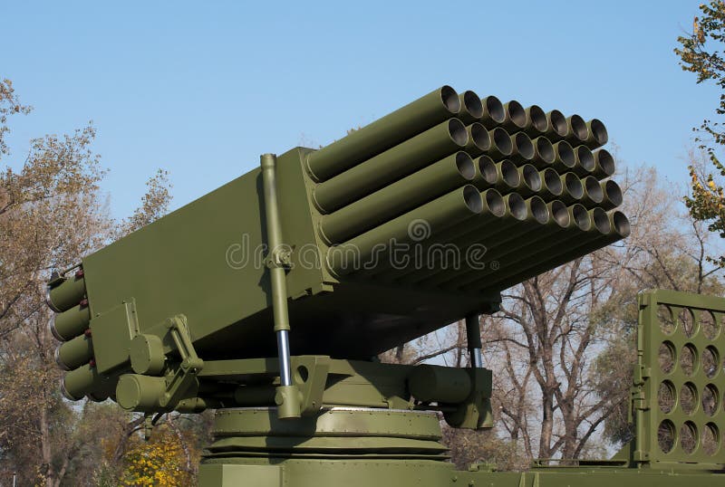 Self-propelled Rocket Launcher-3 Stock Image - Image of heavy, rocket ...