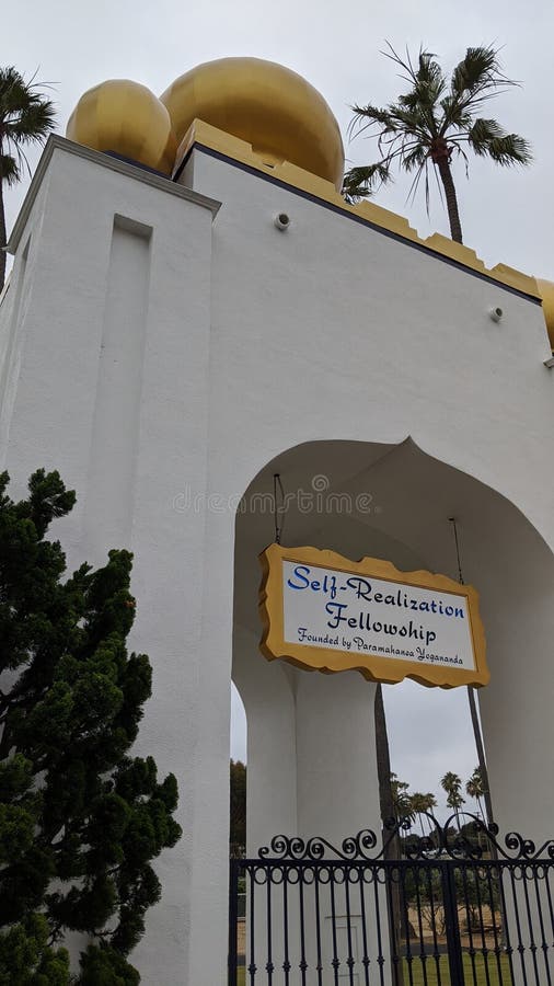 The Self Realization Fellowship in Encinitas Ca Stock Photo - Image of ...