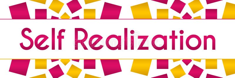 Self-realization, Consciousness and Self-awareness Words I Stock Image ...